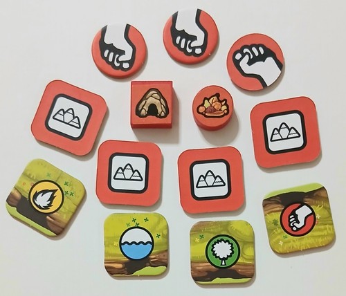 Sapiens 2015 Game Replacement Part - Red Player Pieces EUC | eBay