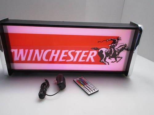 Winchester Horseman LED Display lighted sign lightbox Wall hanging ...