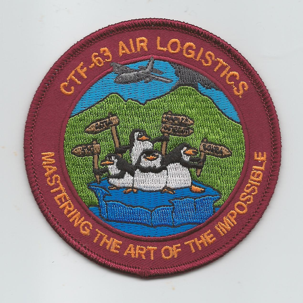 CTF-63 AIR LOGISTICS "MASTERING THE ART OF THE IMPOSSIBLE" patch | eBay
