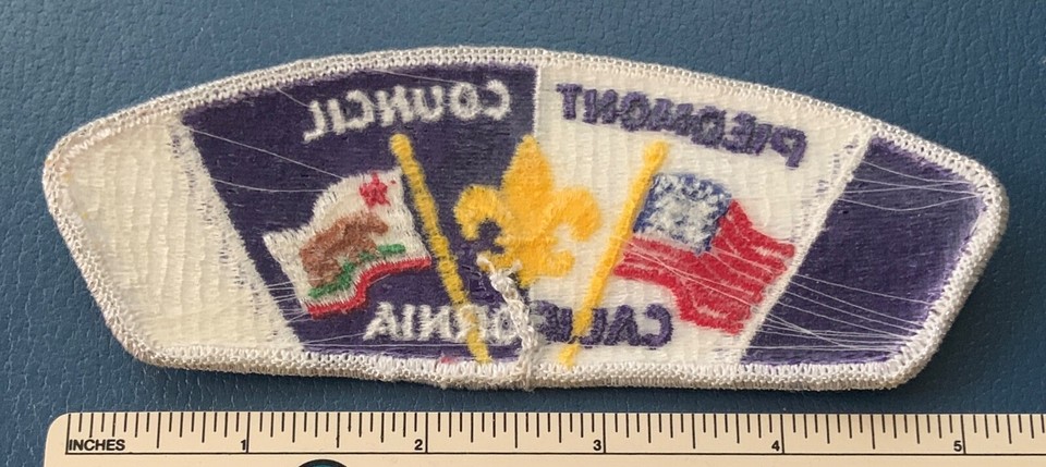 Vintage PIEDMONT COUNCIL Boy Scout PATCH CSP BSA Uniform Strip ...