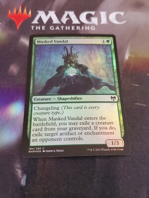 Mtg. Masked Vandal. Foil. Kaldheim. Pack Fresh | eBay