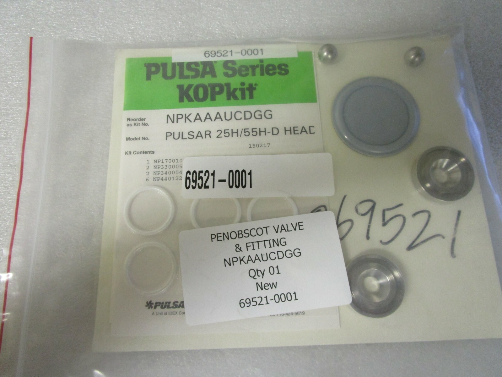 IDEX PulsaFeeder Pulsa Series KOPkit NPKAAAUCDGG / 69521-0001 | eBay