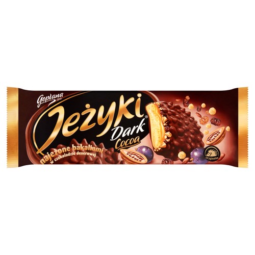 GOPLANA JEZYKI - 140G - POLISH COOKIES - DELICOUS CHOCOLATE BISCUITS ...