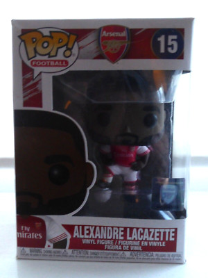 Funko Pop Football! ARSENAL Alexandre Lacazette Vinyl Figure Toy #15 ...