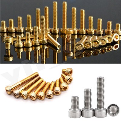 10-100X Zylinderschrauben M3 M4 M5 Inbus Zylinderkopf Schrauben ...