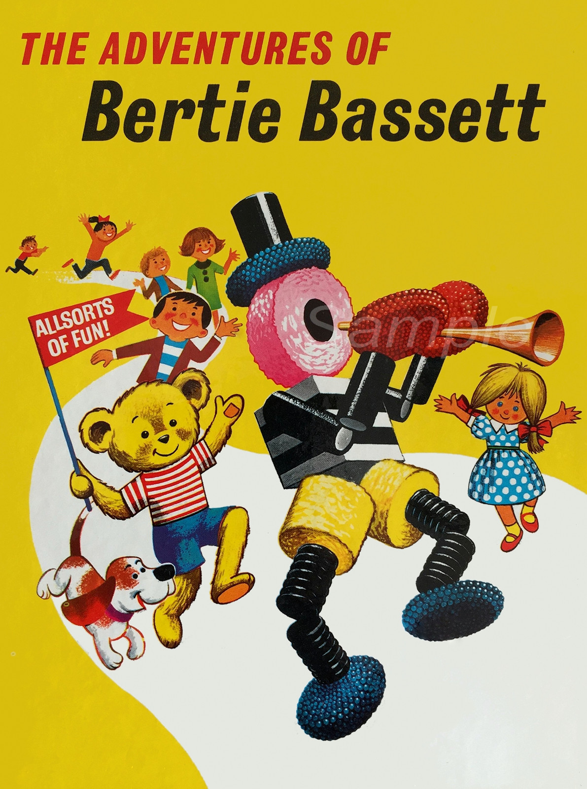 VINTAGE THE ADVENTURES OF BERTIE BASSETT ADVERTISING A4 POSTER PRINT | eBay