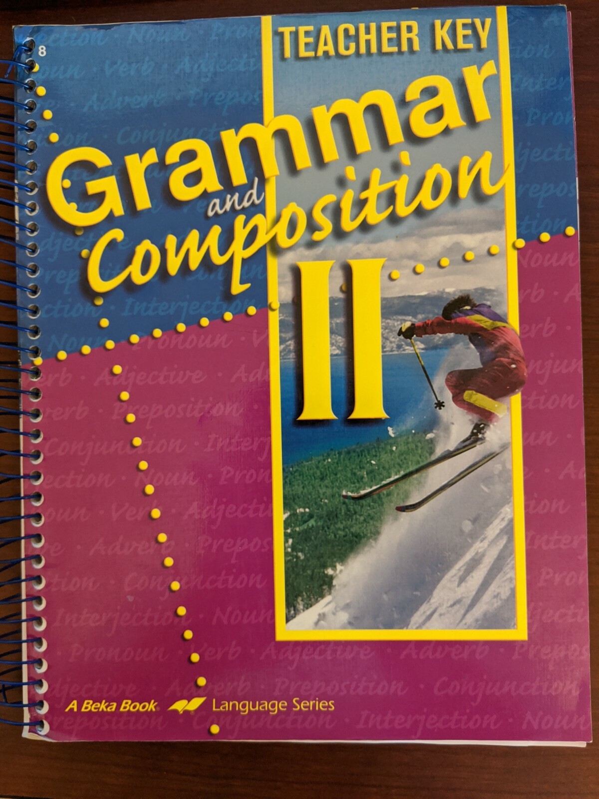 Abeka Grammar & Composition II (8)Work Text Teacher Key Spiral Bound ...