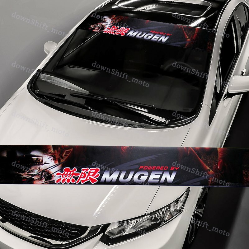 Honda Windshield Banner Honda Civic Windshield Banner Decal Visor 2