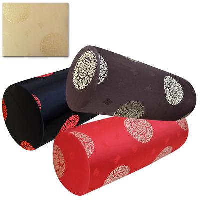 Bolster Cover*Chinese Rayon Brocade Neck Roll Long Tube Yoga Pillow ...