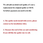 Fit For BMW 1 Series E81 E87 Rear Boot Window Roof Spoiler Wing Black ...