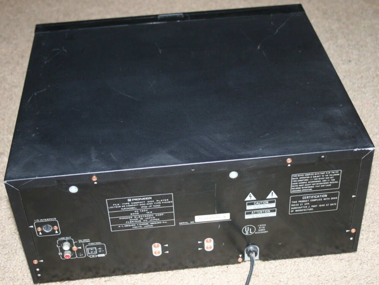 Pioneer PD-F100 100 CD Changer Disc Player for sale online | eBay