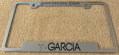Garcia Cars Dealership Booster License Plate Frame Albuquerque Alpha ...
