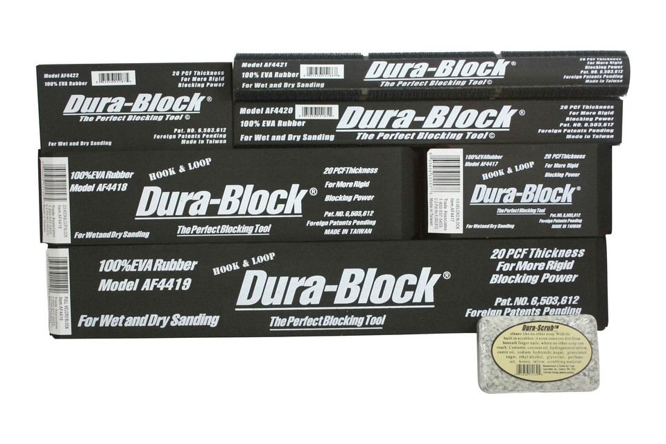 Dura-Block AF44HL 7pc. Hook and Loop Sanding Dura Block Kit | eBay