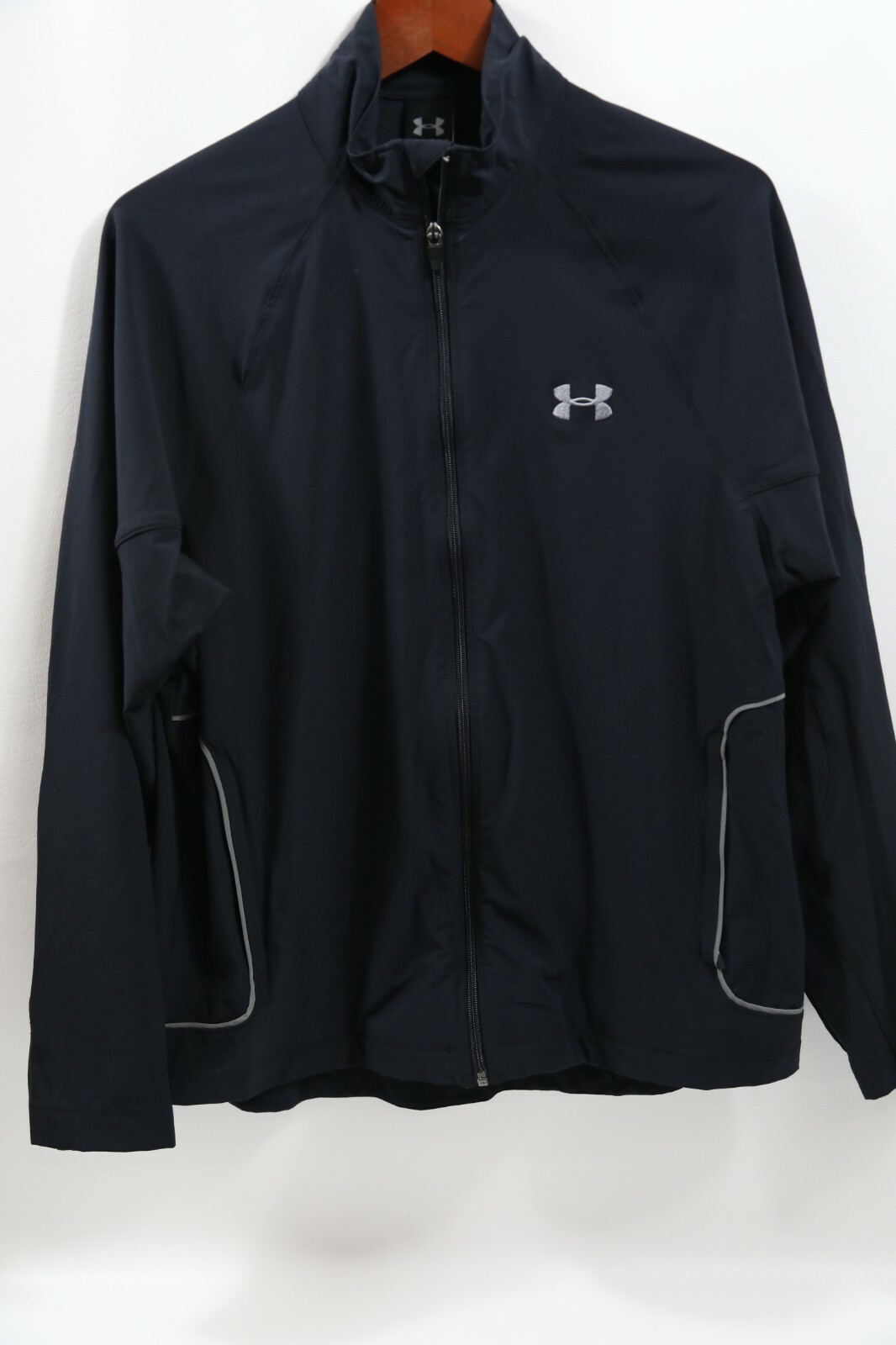 #927 Under Armour Polyester Black Track Suit Jacket Size M | eBay