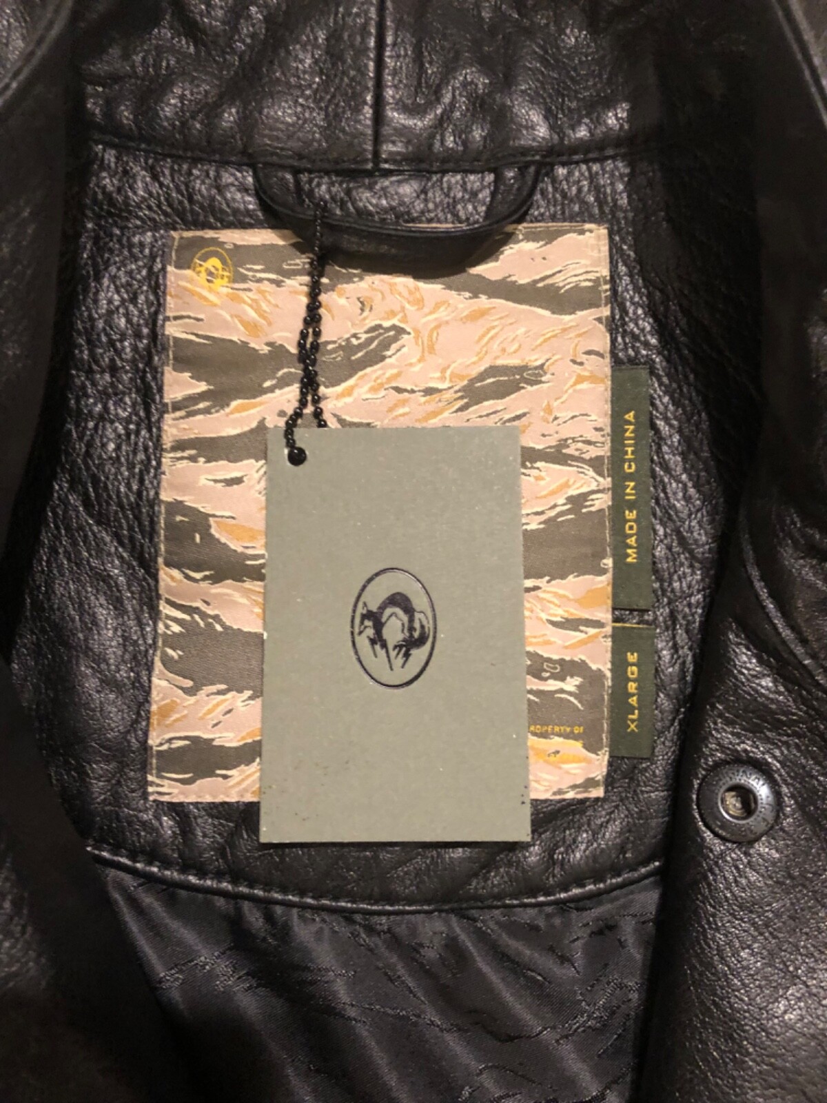 Metal Gear Solid V Musterbrand Leather Jacket 1/300 Phantom Pain Hideo ...