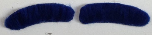Funny fake eyebrows, costume eyebrows, monobrow, unibrow, zoom fancy ...