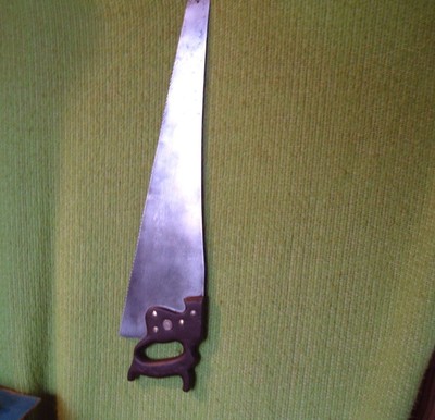 rare vtg atkins canadian hand saw canada medallion skew back shurly ...