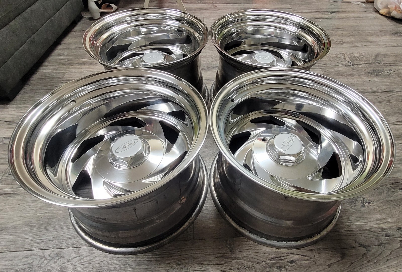 15x10 6x5.5 Lug Wheel Chevy Toyota Nissan KMC Boyd Centerline Eagle ...