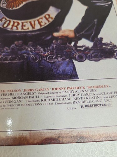Vintage “Hells Angels Forever” Metal Sign – 1983 Documentary Poster ...