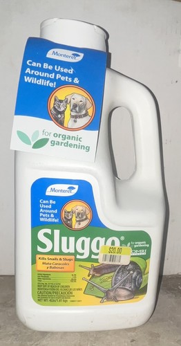 GREAT BUY GIANT DISCOUNT 2.5LBS JUG OF ‘Sluggo’ Slug and Snail Killer ...