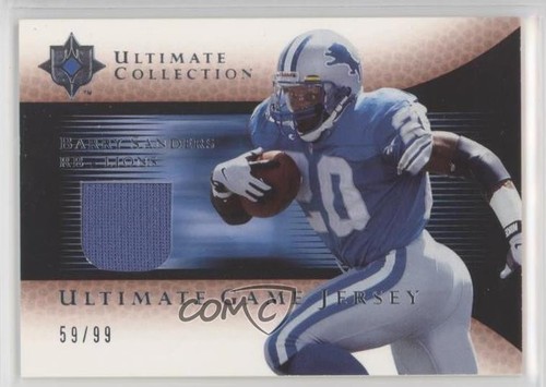 2005 Ultimate Collection - Ultimate Game Jerseys Barry Sanders #GJ-BS ...