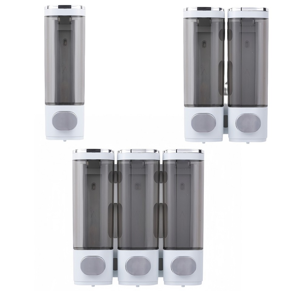 Dispenser di Sapone da Parete con Capacità 300ML per Accessori Doccia ...