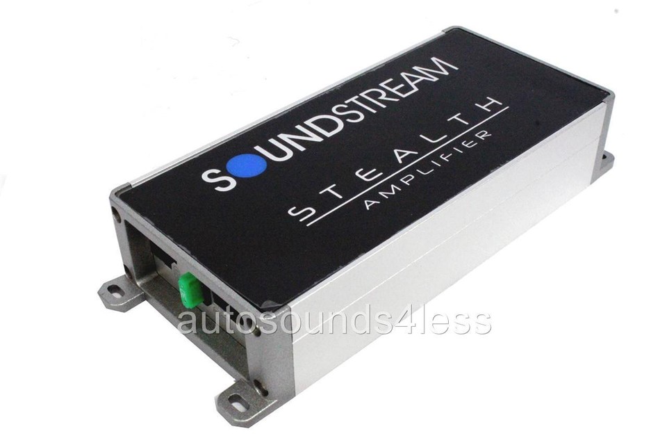 Soundstream ST4.1000D 500 Watts Compact 4-Channel Motorcycle Audio ...