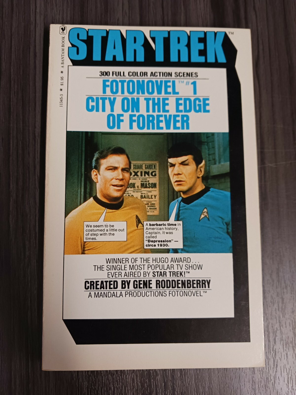 Star Trek Fotonovel #1 City On The Edge of Forever By Gene Roddenberry ...