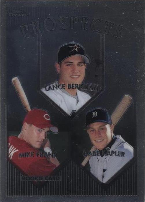 1999 Topps Chrome - Prospects Lance Berkman, Gabe Kapler, Mike Frank ...