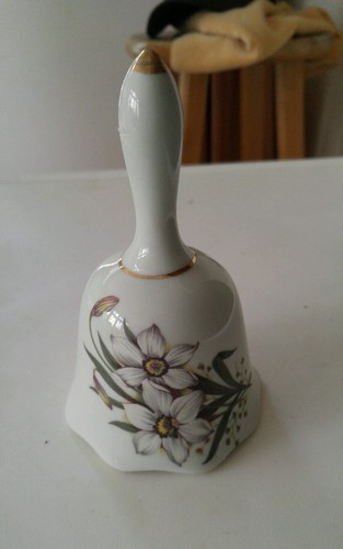 CERAMIC PORCELAIN BRINN'S BELL PGH FLOWER 5" TALL VINTAGE USED | eBay