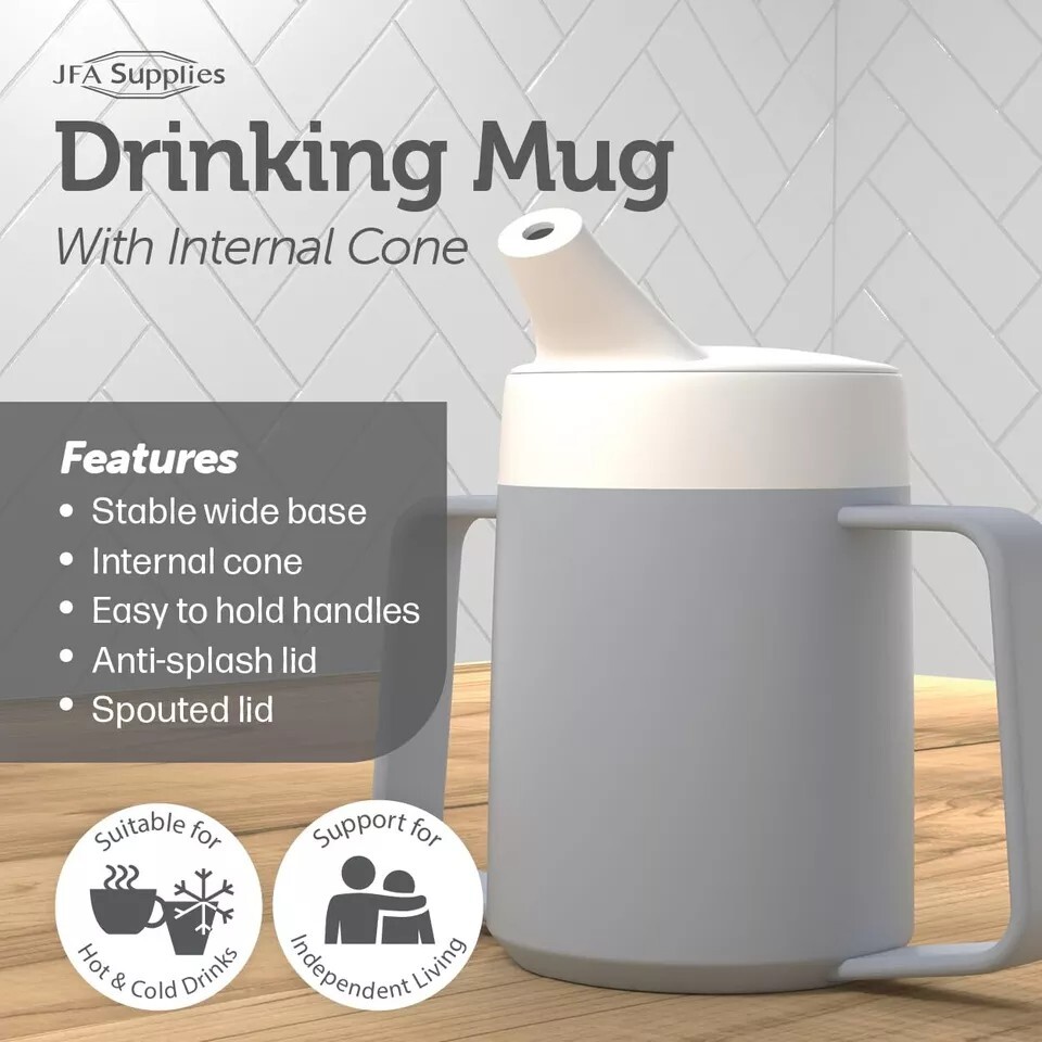 Drinking Cup/beaker/mug/sippy Cup For Disabled Adults With Easy Grip ...