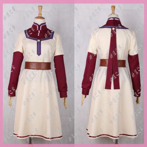 New Akagami no Shirayukihime Shirayuki Chemist Dress Costume Custom ...