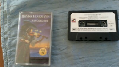 vintage K7 CASSETTE AUDIO tape:RONDO VENEZIANO "MASQUERADE"-free port ...