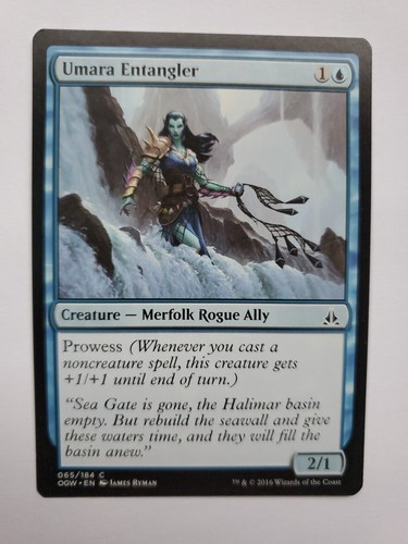 MTG Magic The Gathering Card Umara Entangler Creature Merfolk Rogue ...