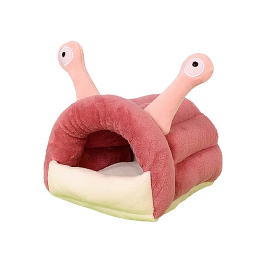 Snail Shape Hamster Nest Thickened Cozy Snail-shaped House Hideaway for ...