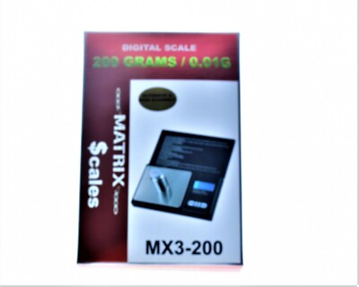 Digital MATRIX MX3-200 Scale 200*0.01g | eBay