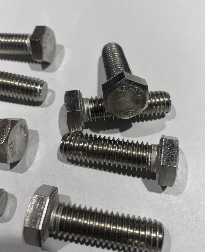 3/8-16 Hex Head Stainless Bolts F593C THE 3/8-16 x 1-1/4 10 Pack | eBay