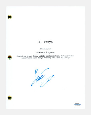 Sebastian Stan Signed I, Tonya Movie Script Full Screenplay Autograph ...