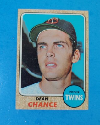 1968 TOPPS BASEBALL #255 DEAN CHANCE MINNESOTA TWINS EX+ | eBay