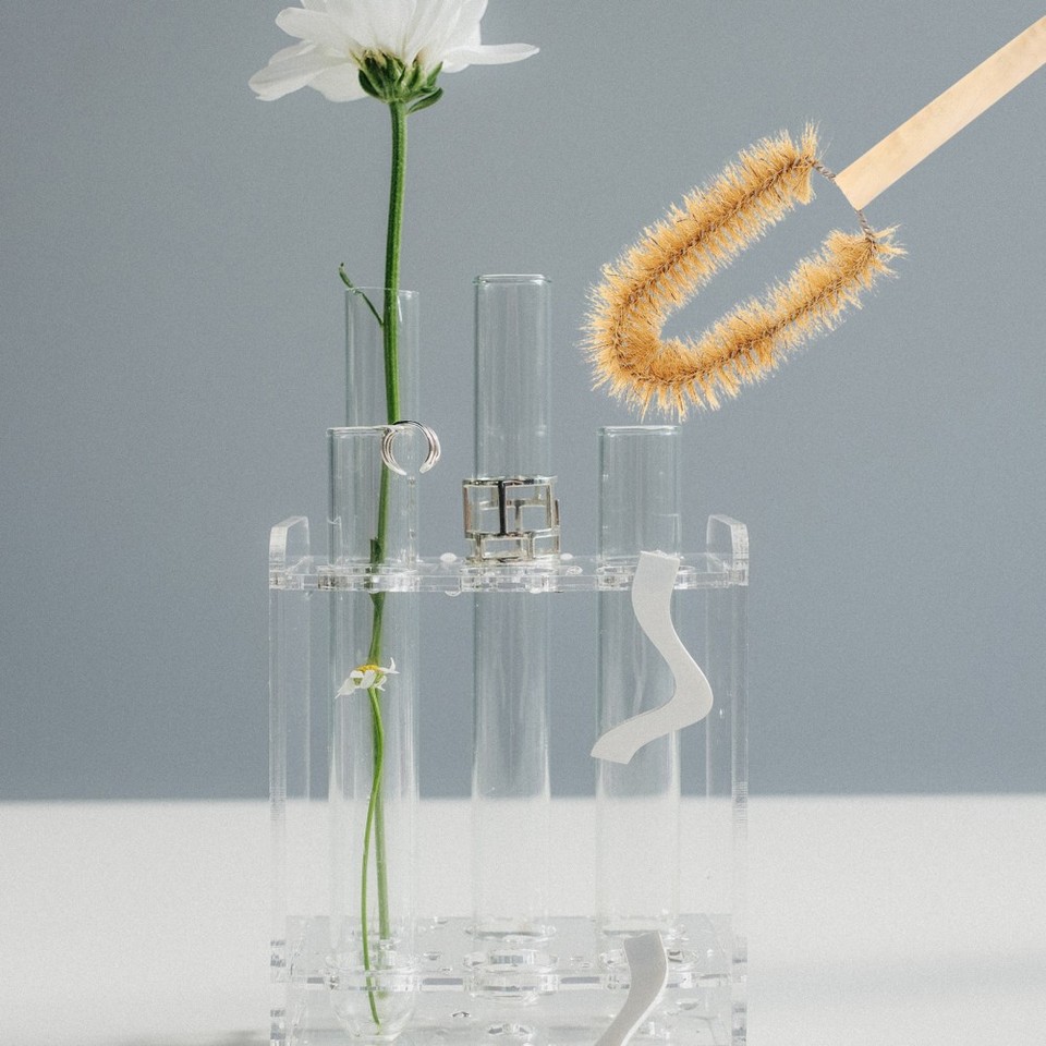 pcs Wooden Handle Beaker Cleaning Brush Chemical Experimental Equipment ...