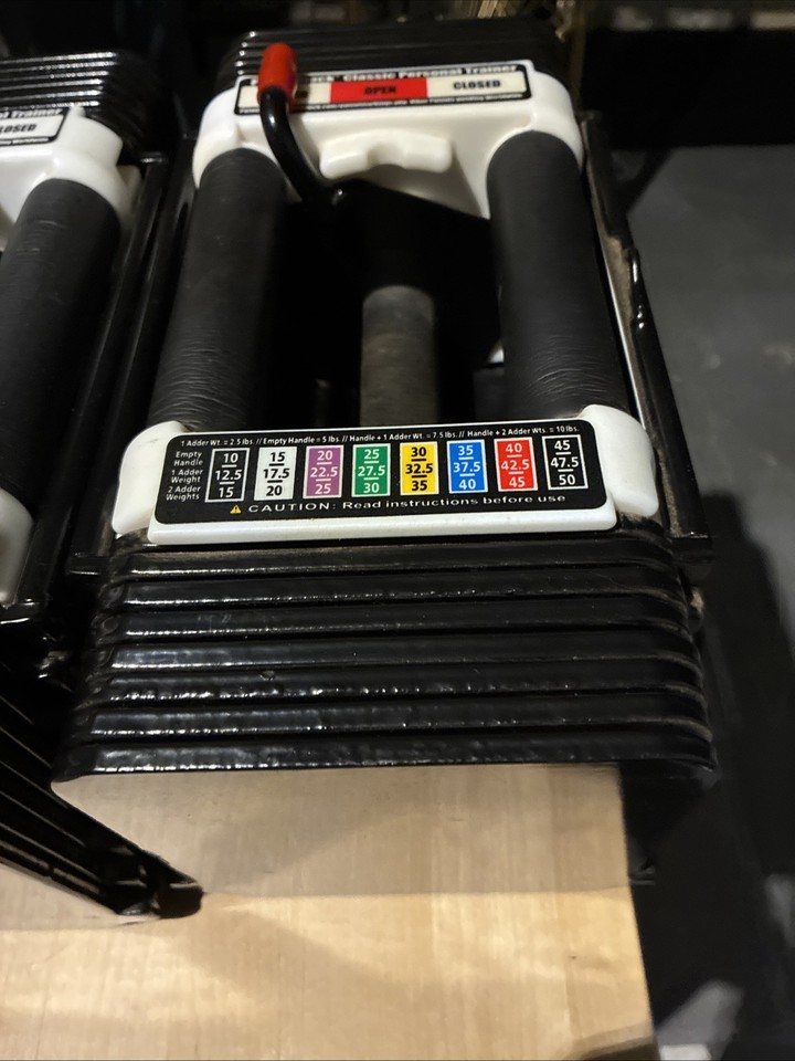 Powerblock Adjustable Dumbbell Set Each Made In USA | eBay