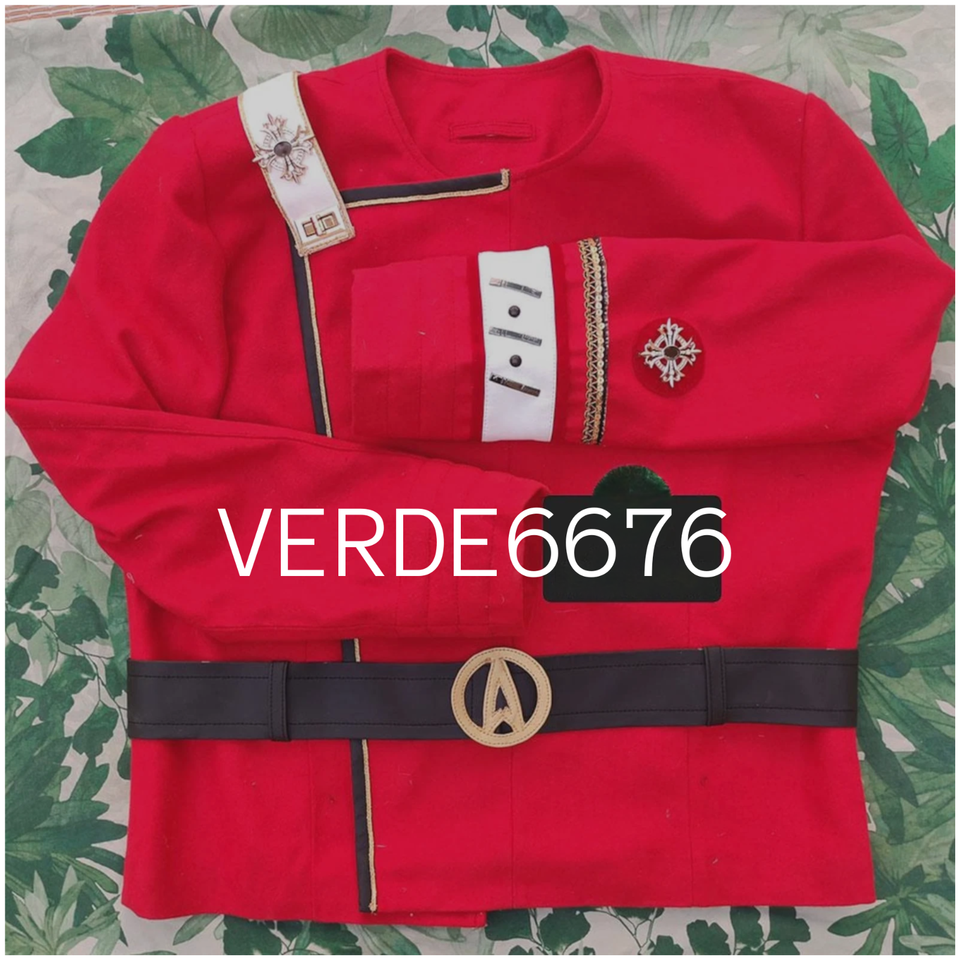 Star Trek Inspired Kirk Red Wool Jacket — Wrath of Khan Handmade Real ...