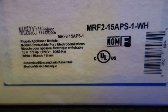 Lutron White Plug-in Appliance Module 1 Receptacle 120v 15 Amp for sale ...