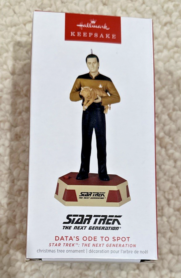 Hallmark Keepsake Star Trek TNG Data's Ode to Spot Ornament - QXI7029 ...