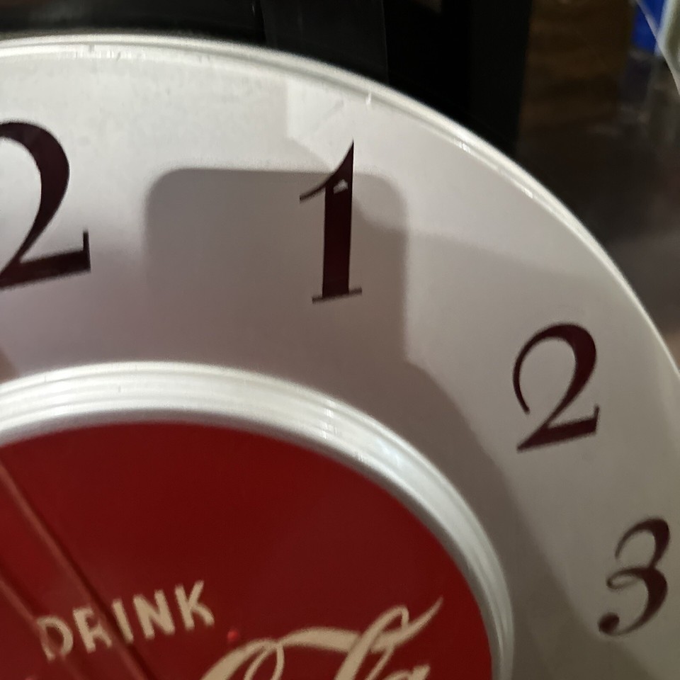 Vintage Coca Cola Silver Clock - round metal 1950's Coke Clock | eBay