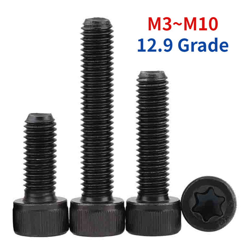 M3 M5 M6 M8 M10 12.9 Grade Torx Socket Head Cap Security Machine Screws ...