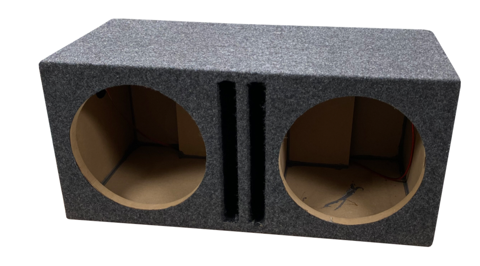 Menace Audio® (BASS-10V) Dual 10" Vented Enclosure HEAVY DUTY SUBWOOFER ...