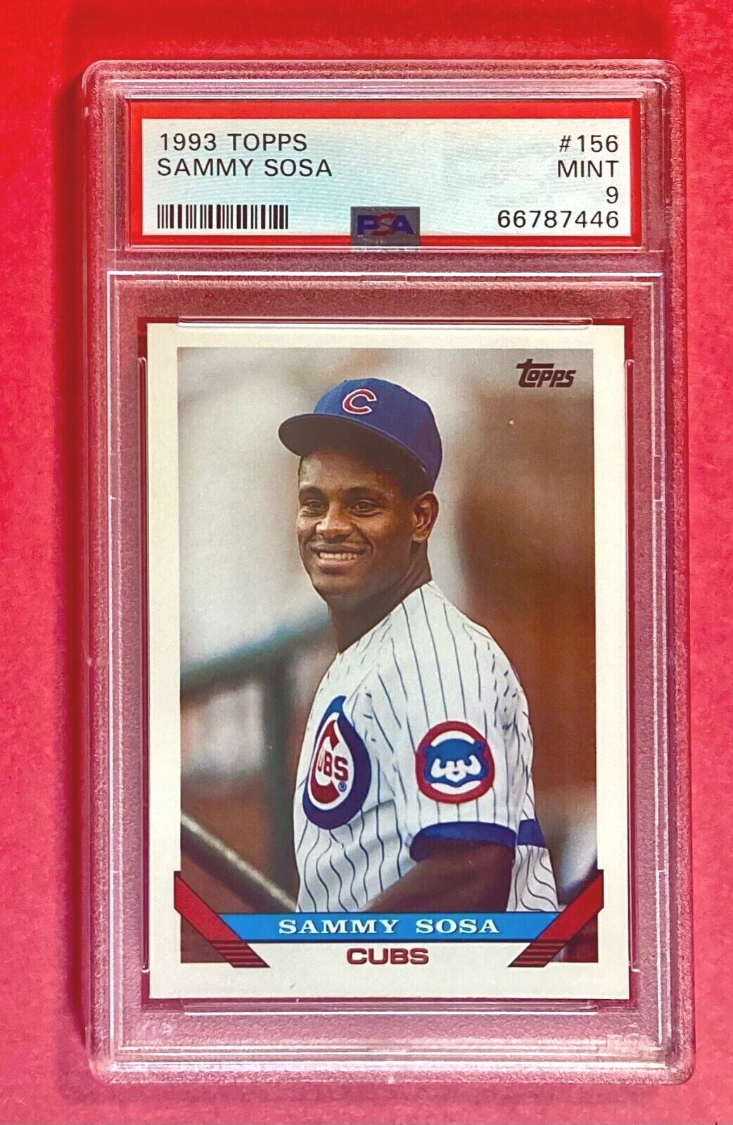 1993 Topps Sammy Sosa #156 Baseball Chicago Cubs (MVP/6x SS/7x AS) PSA 9 MINT | eBay