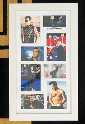 New Large Robbie Williams Signed Limited Edition Memorabilia Framed | eBay