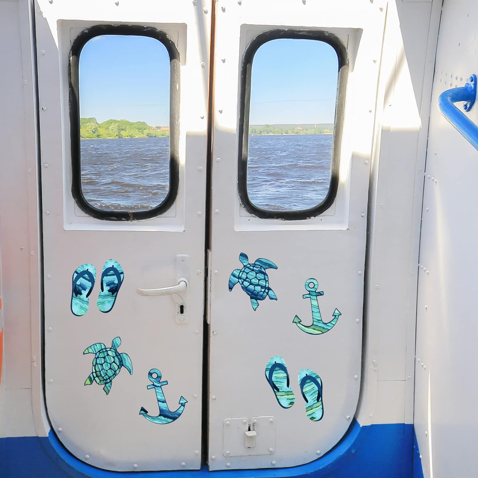 Cruise Door Decorations Magnetic Turtle Car Magnets Flip Flop Boat ...